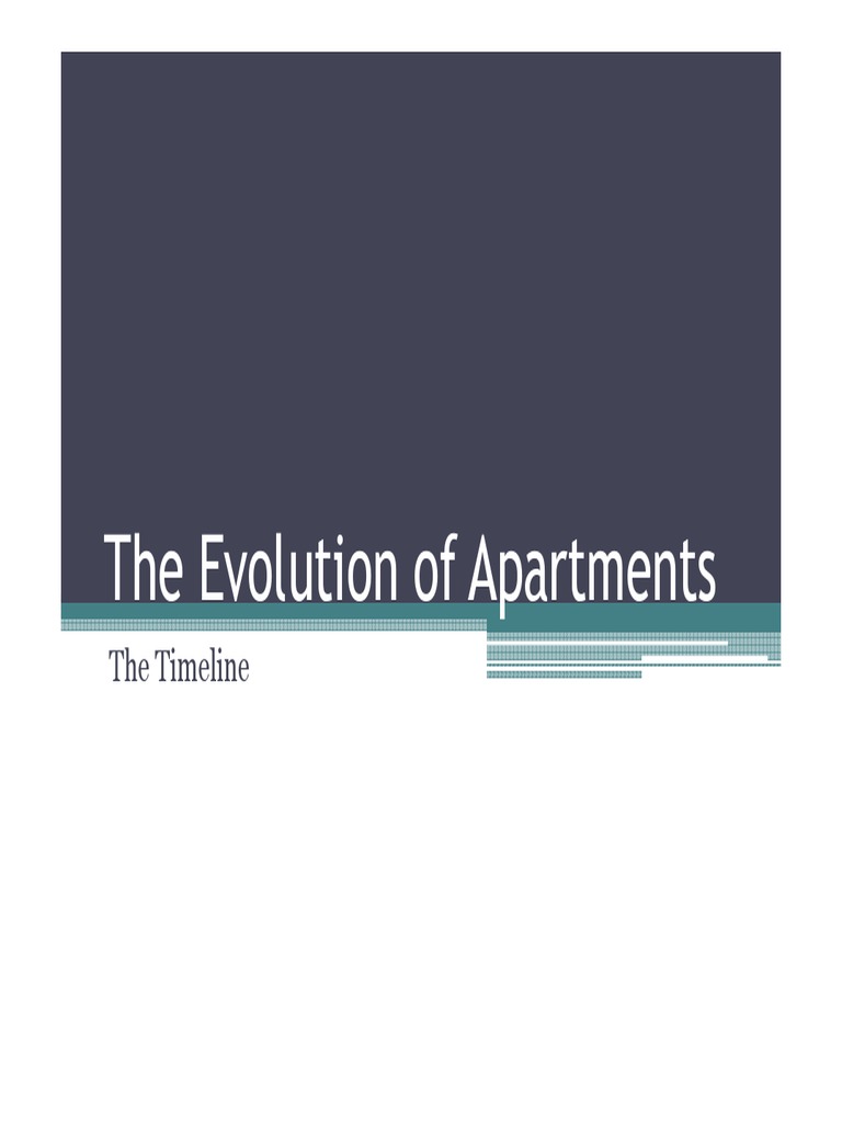The Evolution of Apartment Design | PDF | Apartment | Art Media