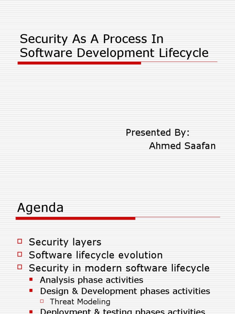 Security Layers in Software Development | PDF | Threat (Computer ...