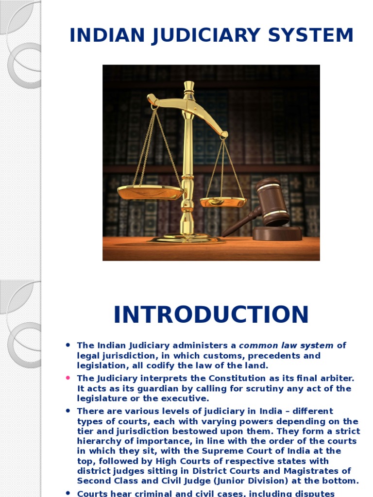 Overview of the Indian Judiciary System | PDF | Supreme Courts ...