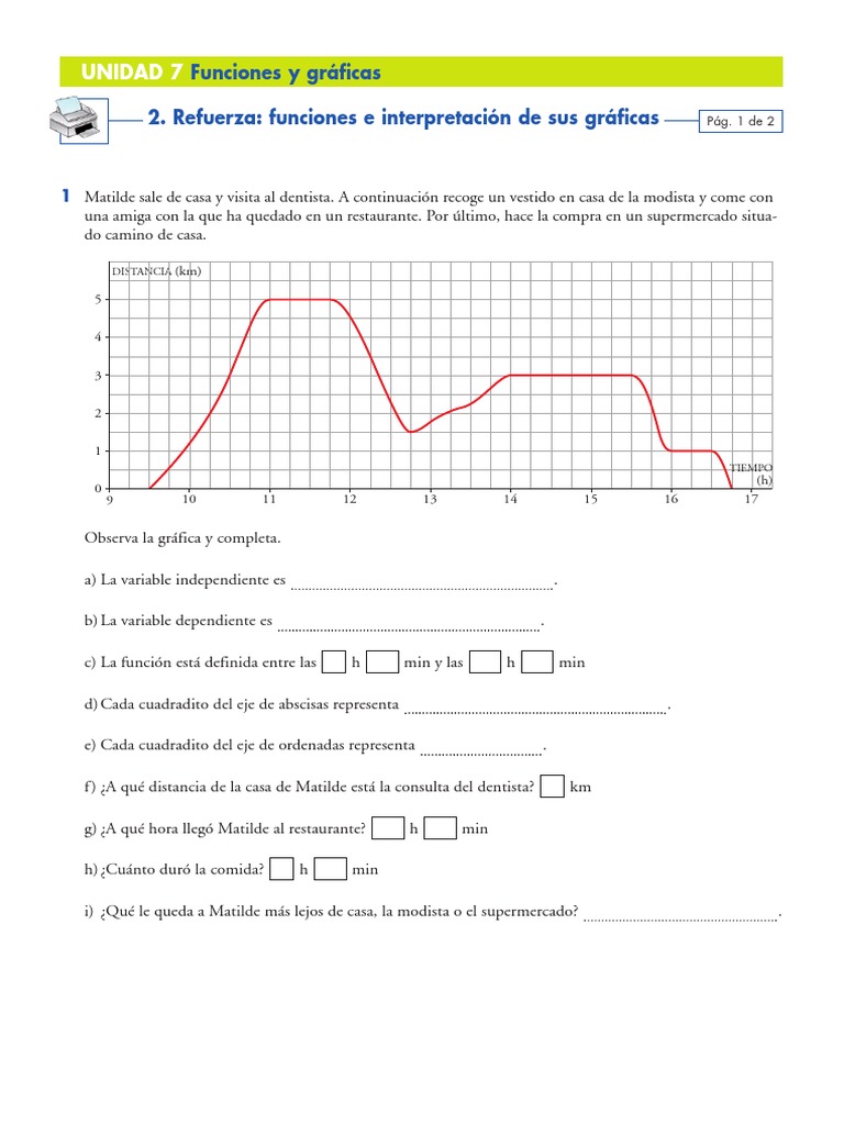 Ficha Interpretacion de Graficas | PDF
