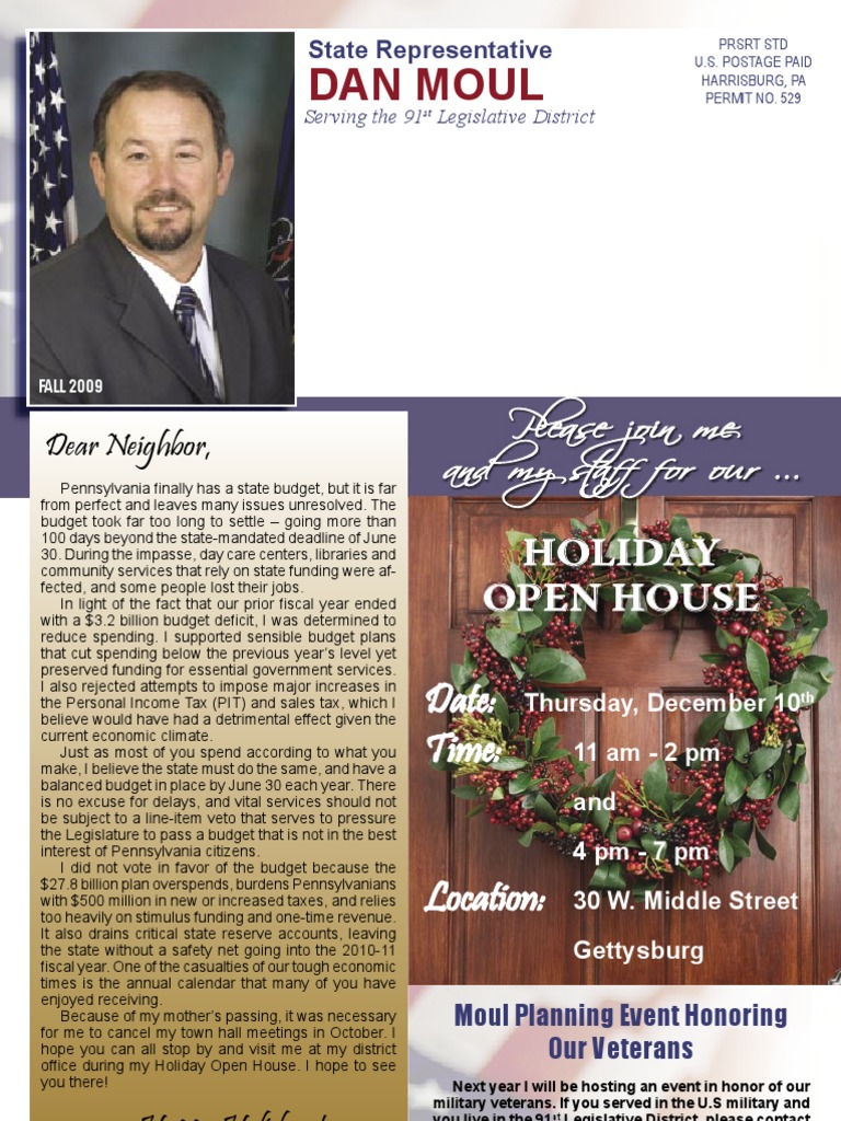 Dan Moul: Date: Time: Location | PDF | Tax Refund | Fee