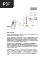 How To Use and Read A Multimeter | PDF | Fuse (Electrical) | Electric ...
