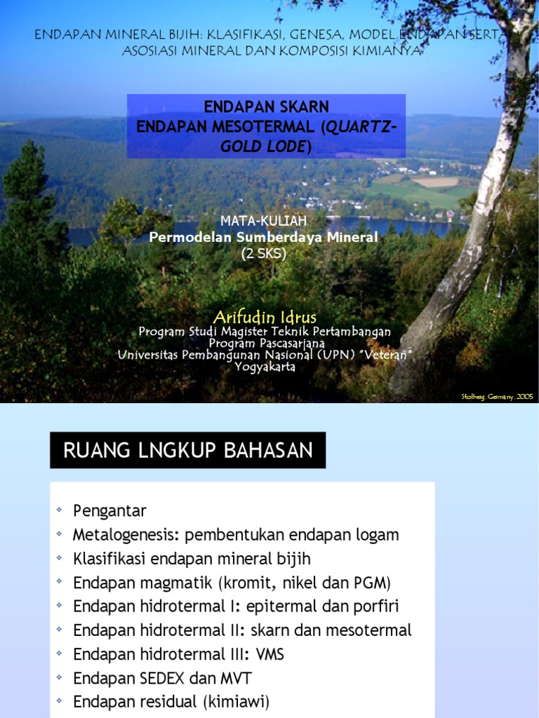 Skarn Deposit | PDF | Ilmu Sosial | Teknologi & Rekayasa