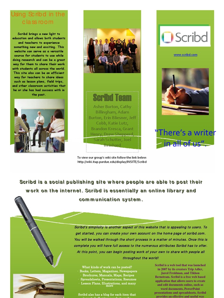 Using SCRIBD in Classroom | PDF | Scribd | Multimedia
