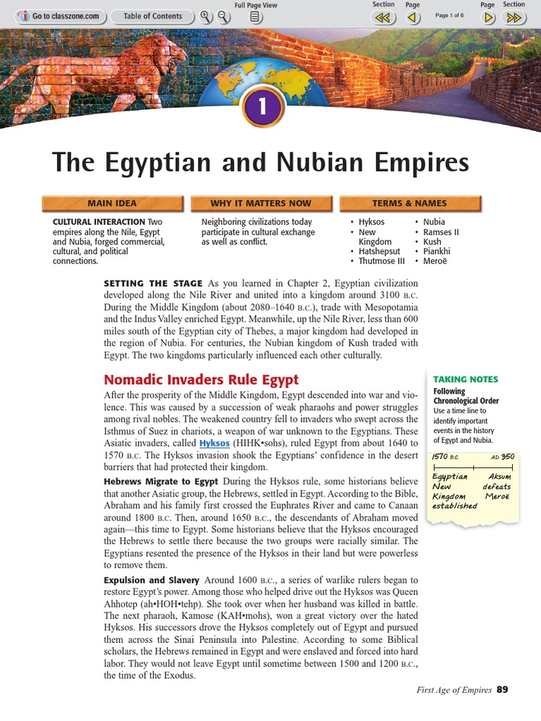 Egypt & Nubia: Empires Along the Nile | PDF | Hatshepsut | Ancient Egypt