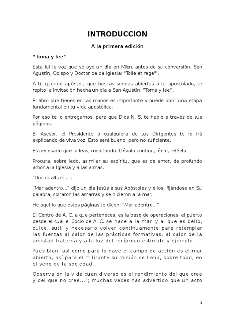 Mar Adentro Libro Completo | PDF | Iglesia Católica | Amor