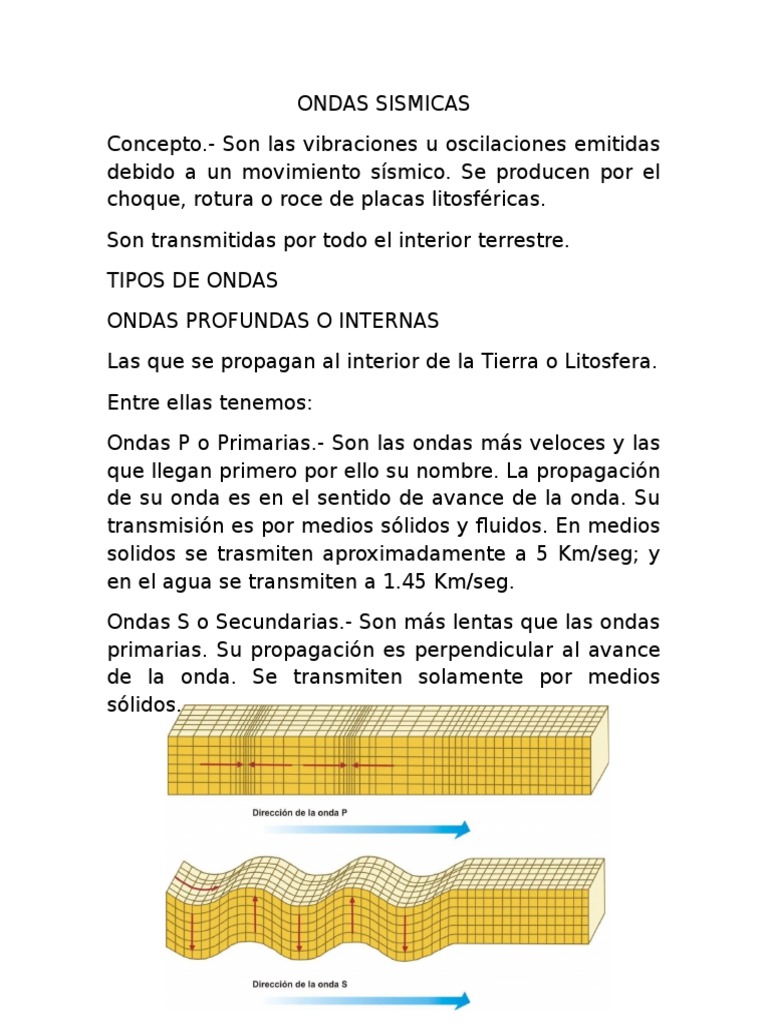 Ondas Sismicas e Intensidad y Magnitud de Sismos | PDF | Escala de magnitud de momento | Olas