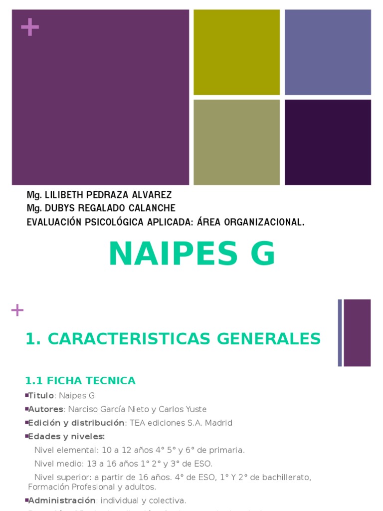 Test de Naipes G: Evaluación de Inteligencia | PDF | Razonamiento ...
