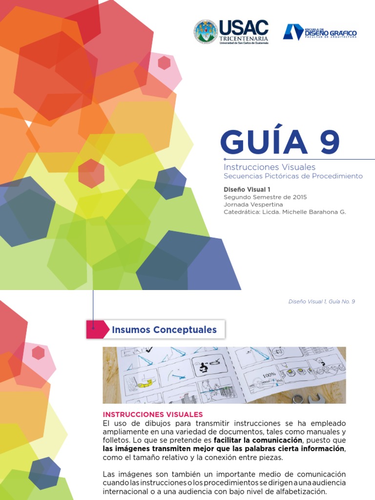 Guía de Instrucciones Visuales | PDF | Imagen | Secuencia