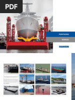 Barge and Vessel Principle Dimensions | PDF | Shipping | Ships