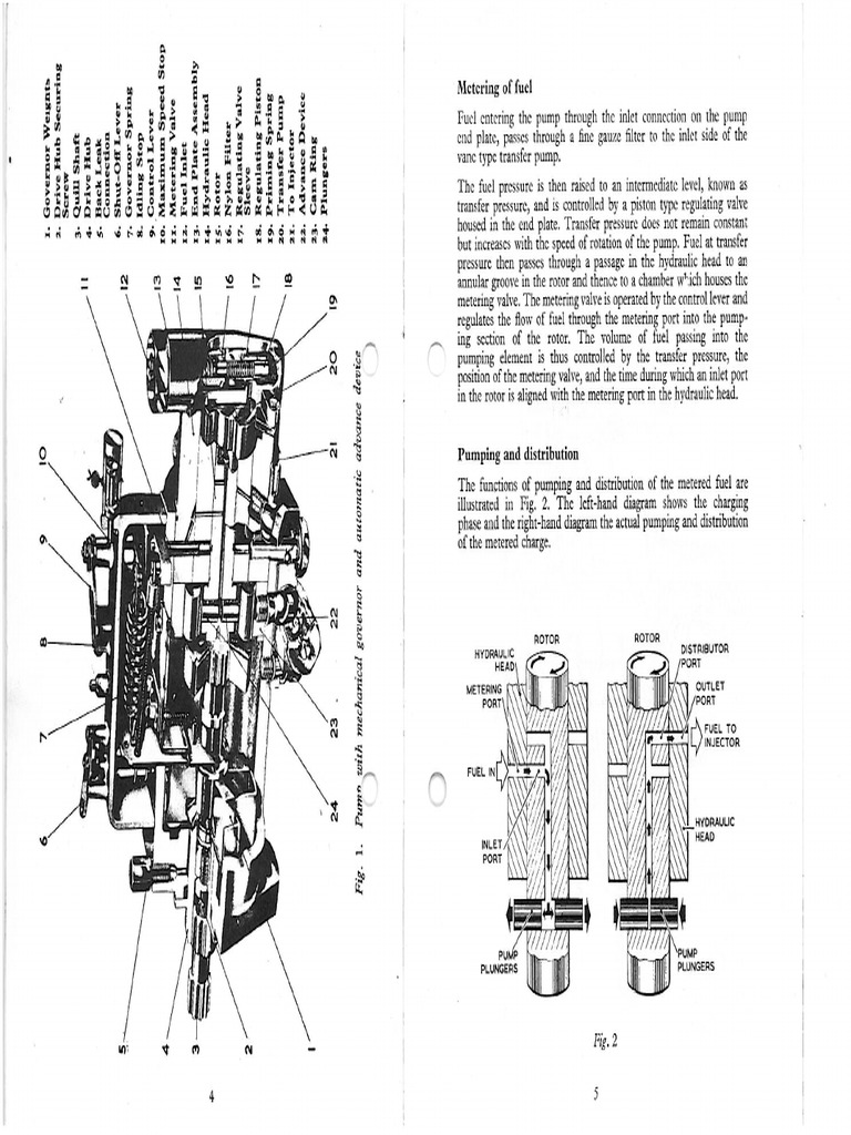 Lucas CAV DPA Injection Pump Instruction Book | PDF