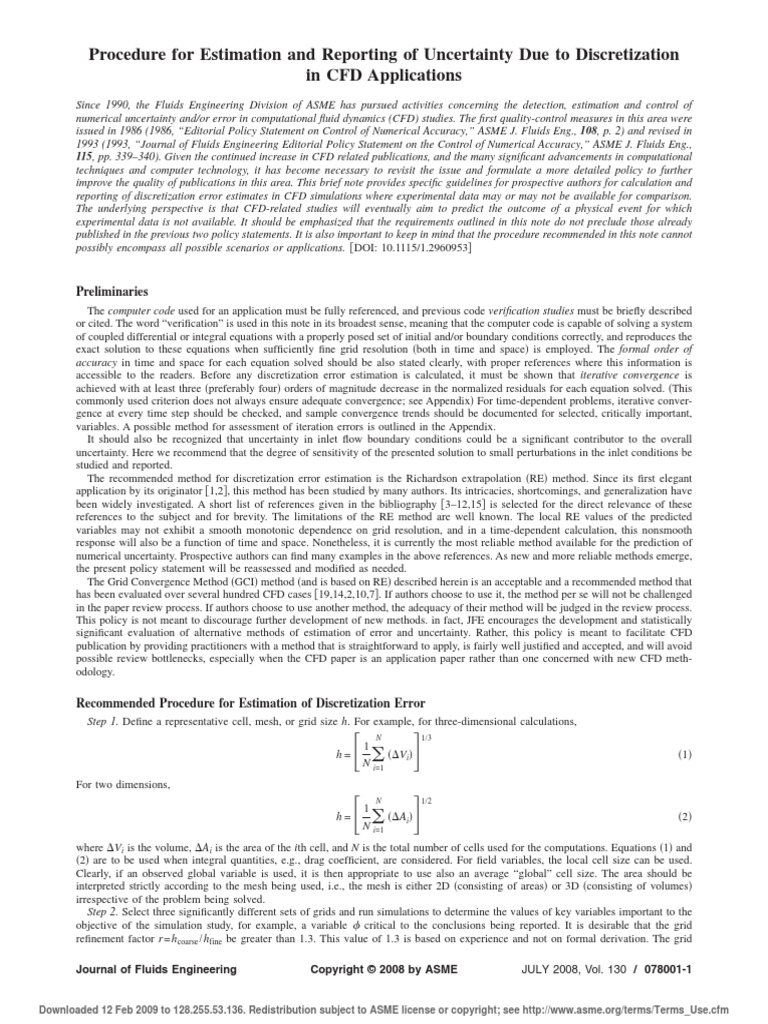 Procedure For Estimation and Reporting of Uncertainty Due To ...