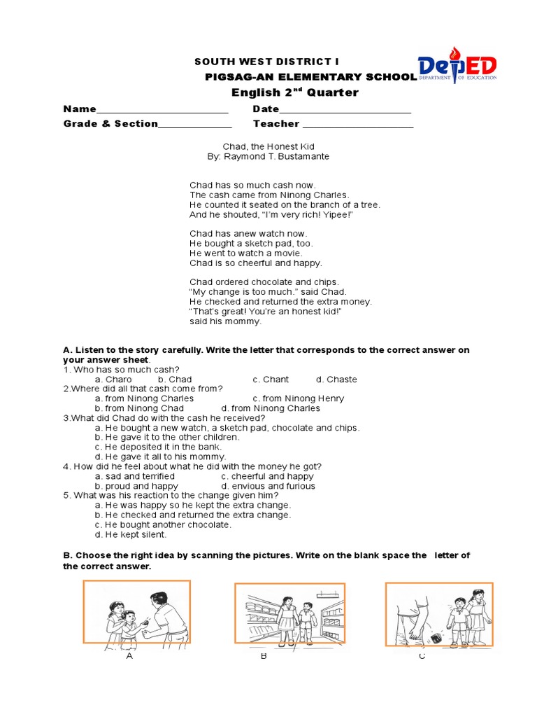 English Test Paper | PDF | Semiotics | Language Mechanics