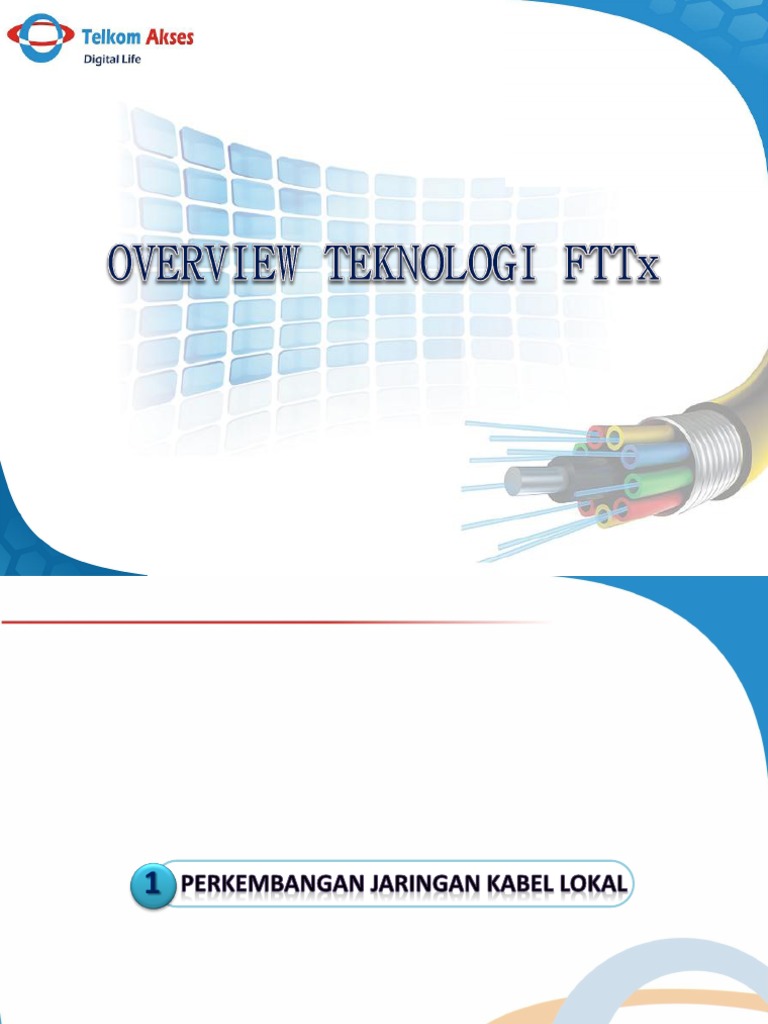 Modul-1 Overview Teknologi FTTX | PDF