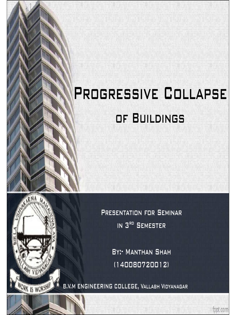 Progressive Collapse Presentation | PDF | Civil Engineering | Nature