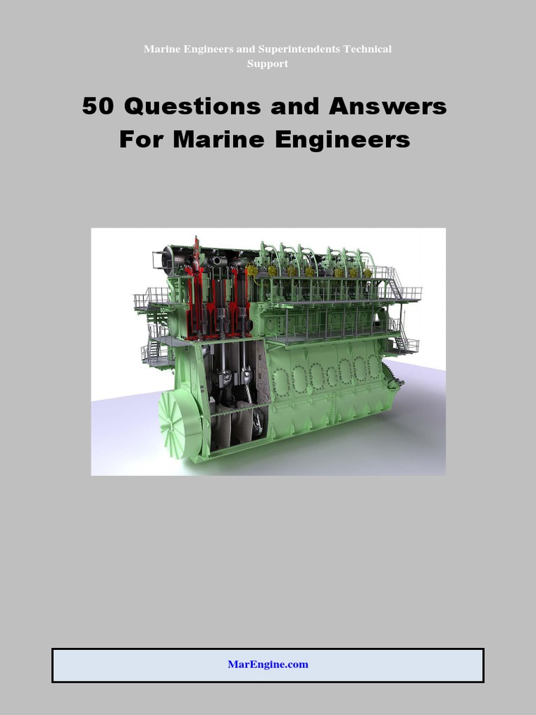 Marine Engineering Q&A for Diesel Engines | PDF | Internal Combustion ...