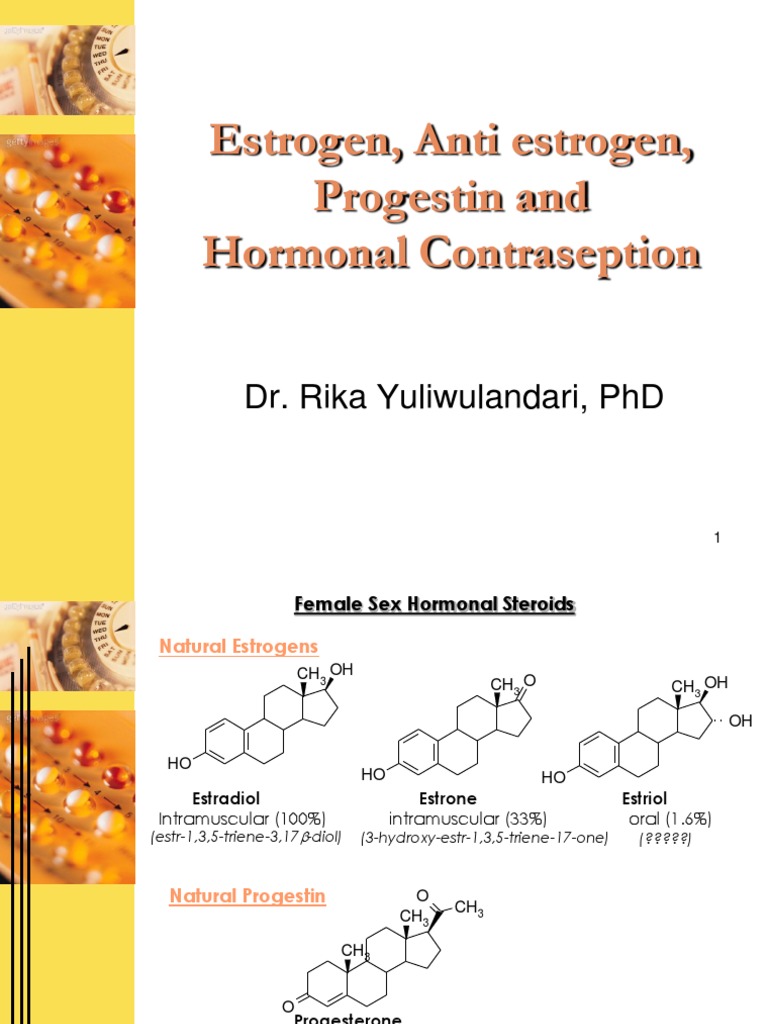 Estrogen, Progestin, Contraception | PDF | Luteinizing Hormone ...