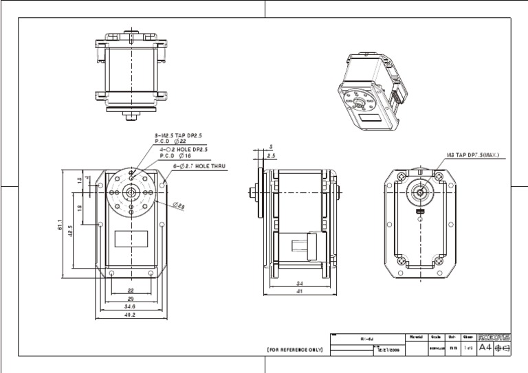 MX-64 Dimensions Drawing | PDF | Computers | Technology & Engineering