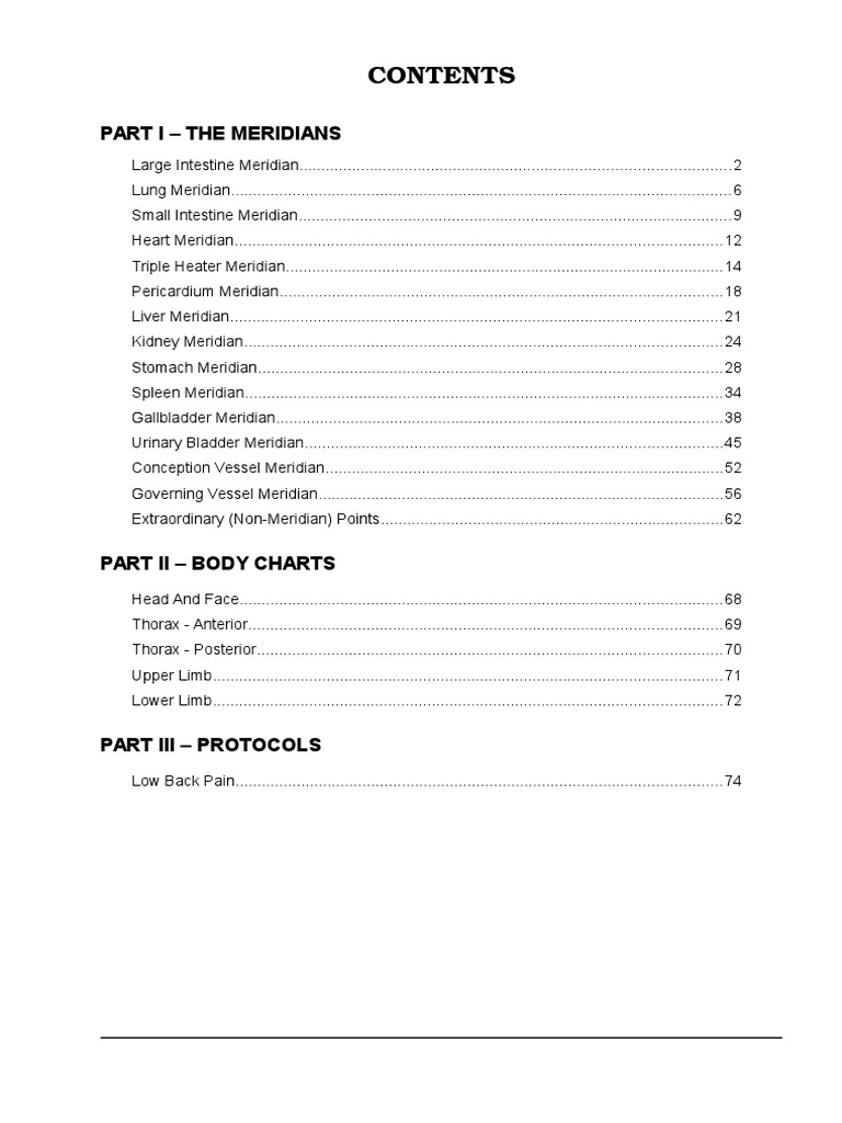 Acupuncture Notes | PDF | Wellness