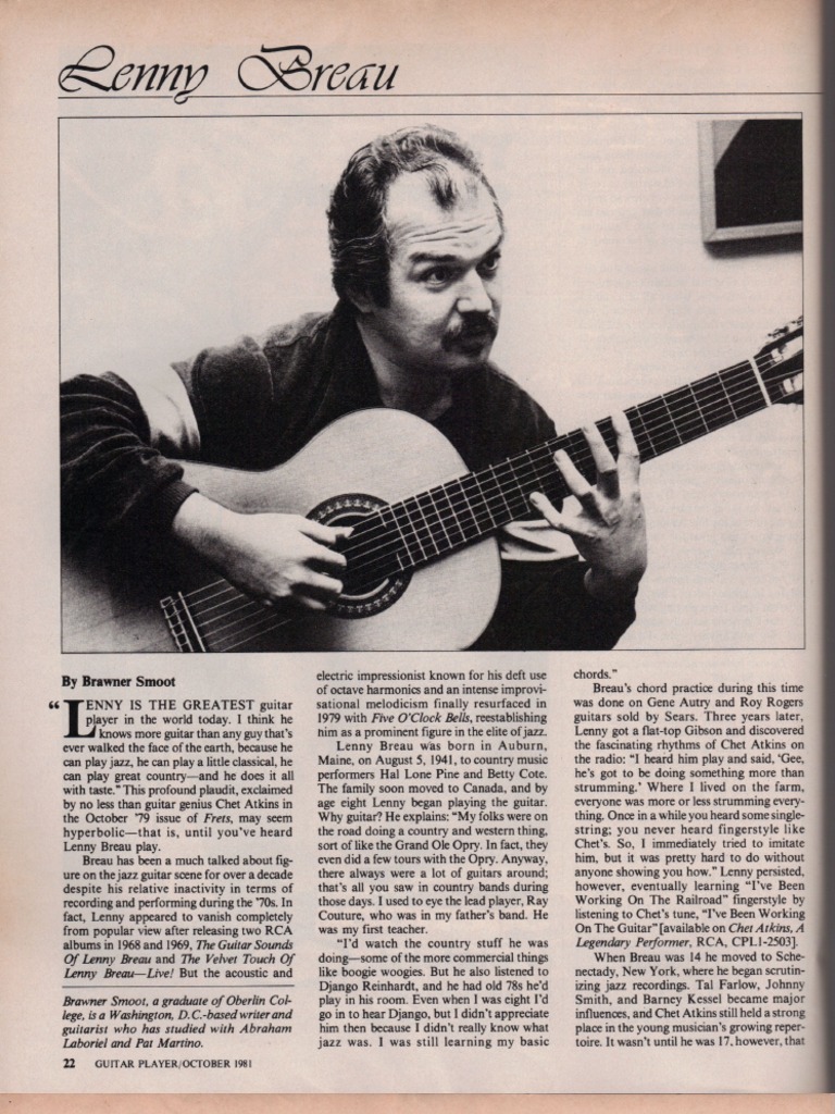 Lenny Breau Interview
