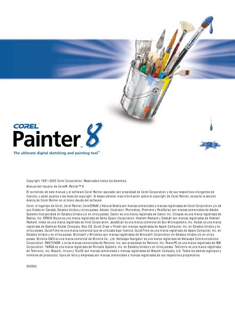 Manual Corel Painter 8 Español | PDF