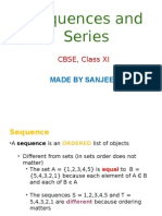 Sequence and Series Short Notes JEE | PDF