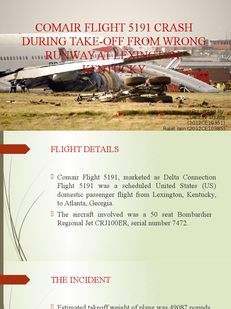 Comair Flight 5191 Crash Analysis | PDF | Science & Mathematics | Technology & Engineering