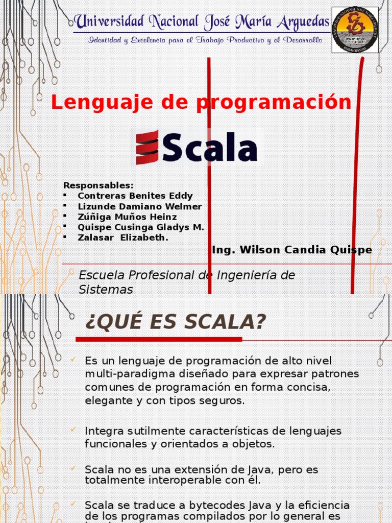 Lenguaje Scala | Scala (lenguaje de programación) | Java (lenguaje de ...