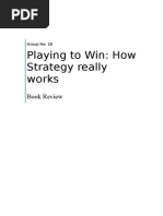 Playing To Win | PDF | Competitive Advantage | Business