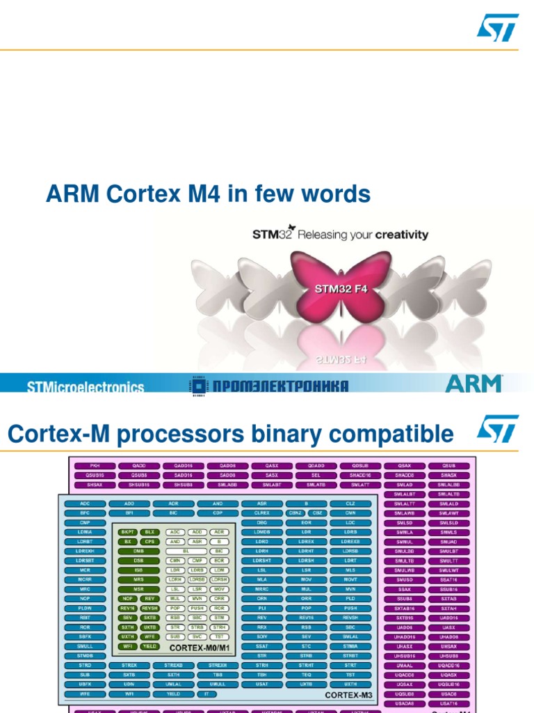 ARM Cortex M4 in Few Words | PDF | Arm Architecture | Instruction Set
