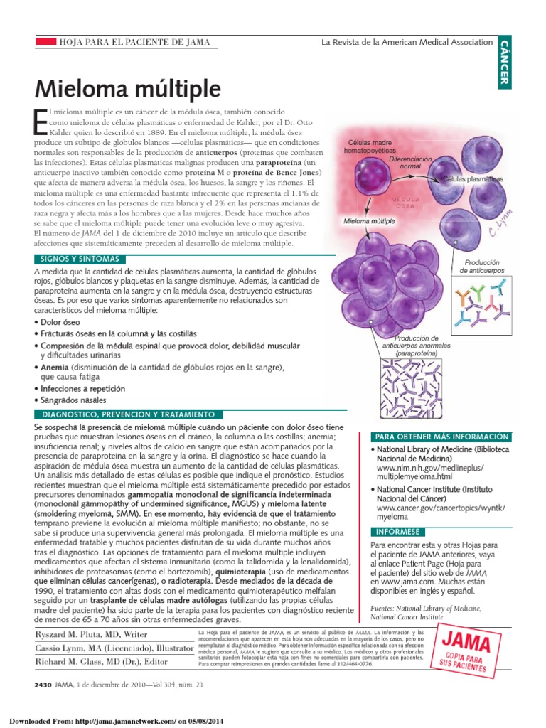 Mieloma Multiple | Mieloma múltiple | Médula ósea