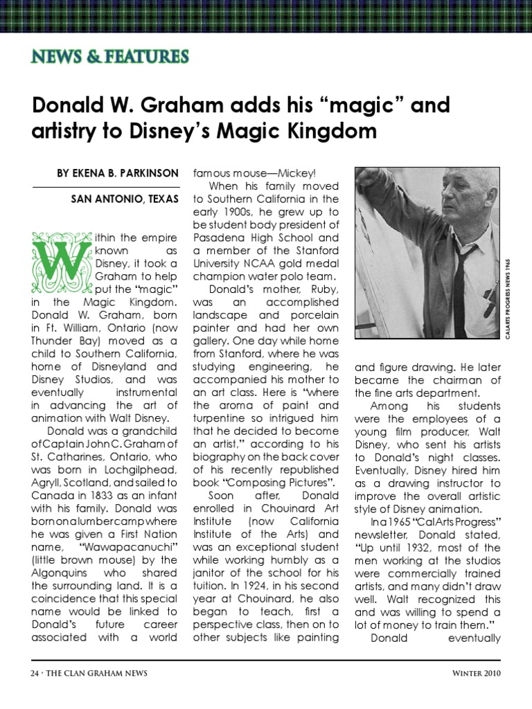 Donald W. Graham Adds His "Magic" and Artistry To Disney's Magic ...