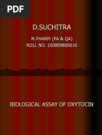 Bioassay of Oxytocin Using Interpolation Method | PDF