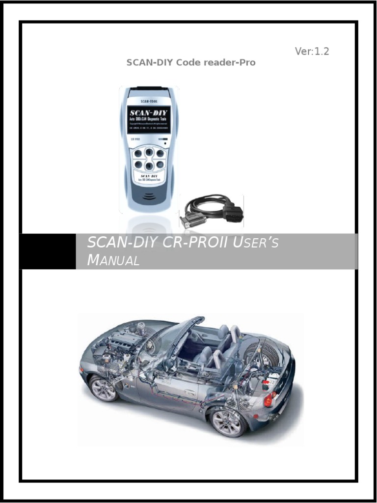 SCAN-DIY CR-PRO User Manual | PDF | Vehicle Technology | Vehicles