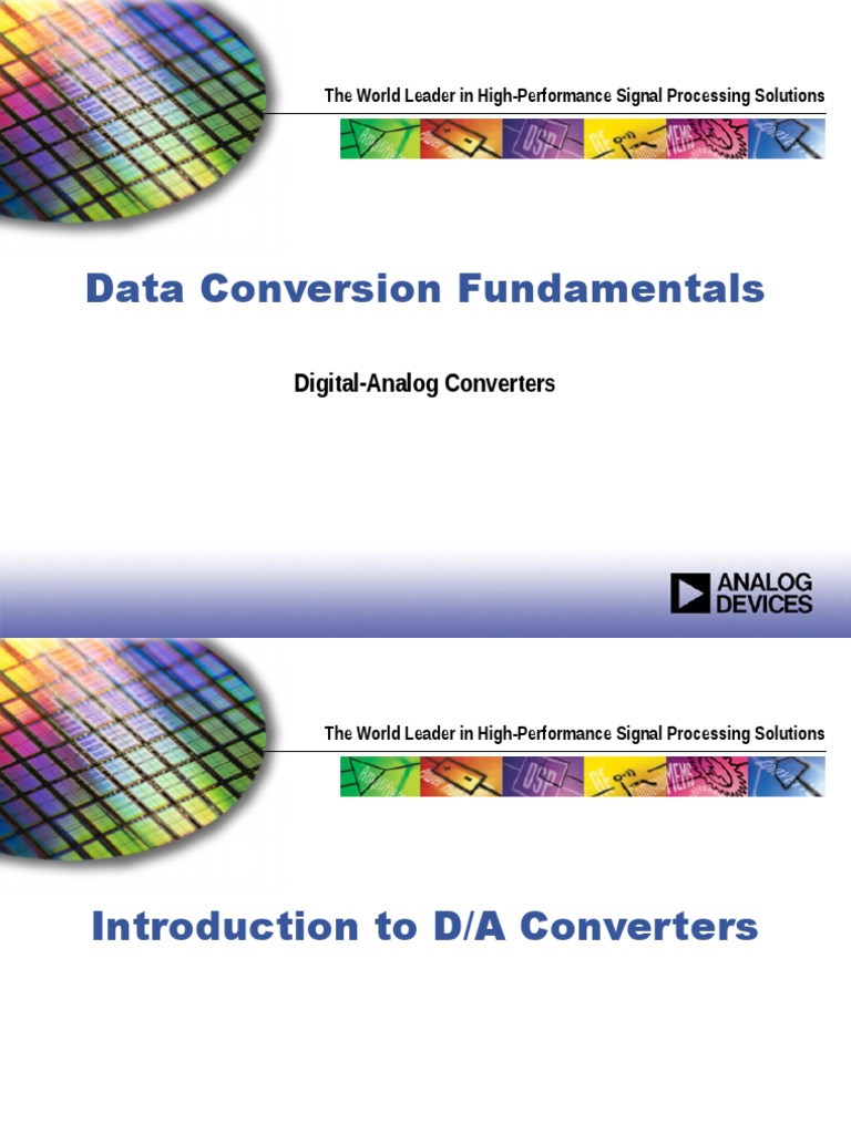 Introduction To DACs - Tutorial | PDF | Digital To Analog Converter ...