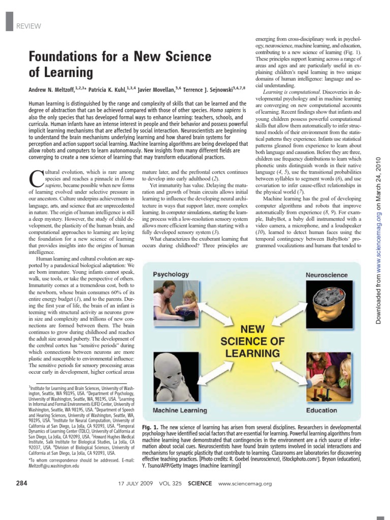 Foundations of A New Science of Learning | PDF | Language Acquisition ...
