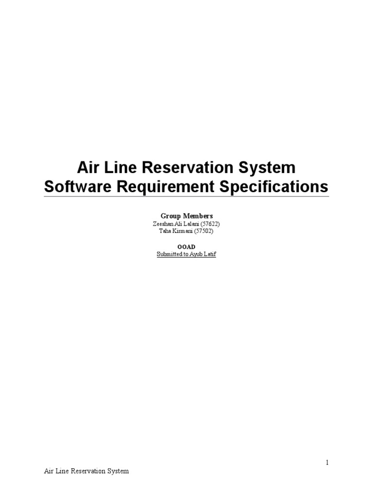 AirLine Reservation System | PDF | Android (Operating System) | Databases