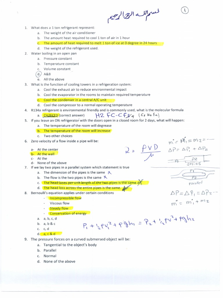 Mechanical Engg - Questions-MMUP, Qatar | PDF