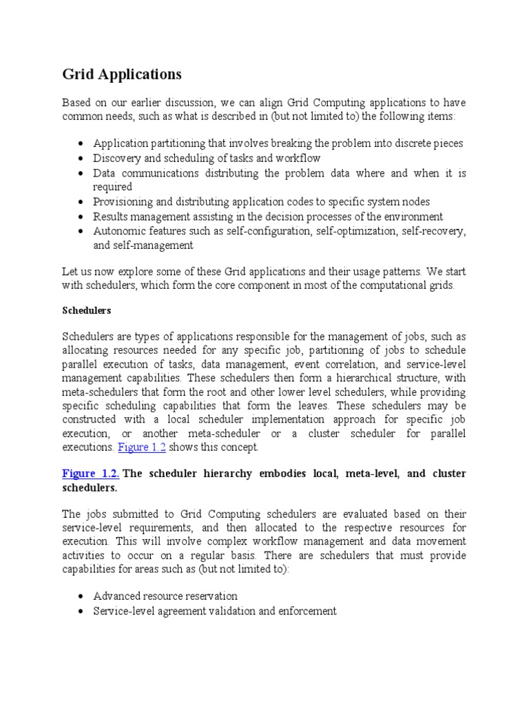 Grid Applications Pdf Grid Computing Load Balancing Computing