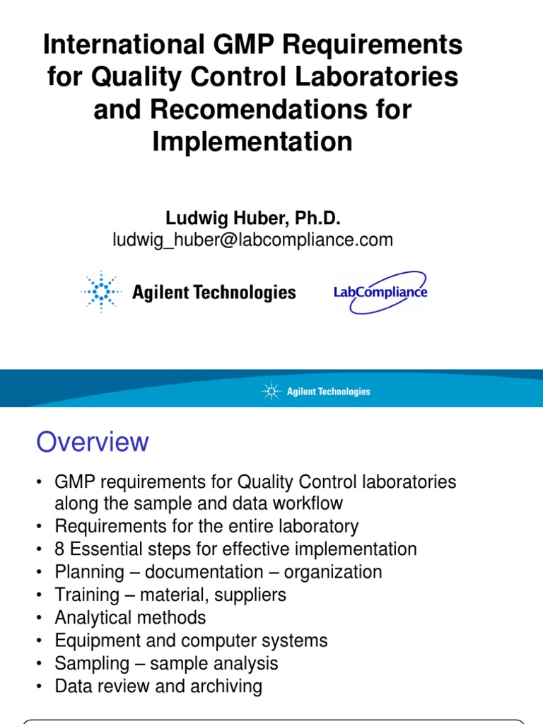 1.international - GMP - Requirements - For Quality - Control ...