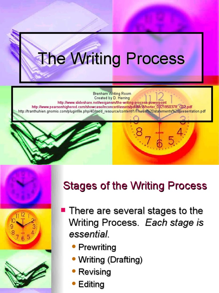 The Writing Process | PDF | Text | Writing