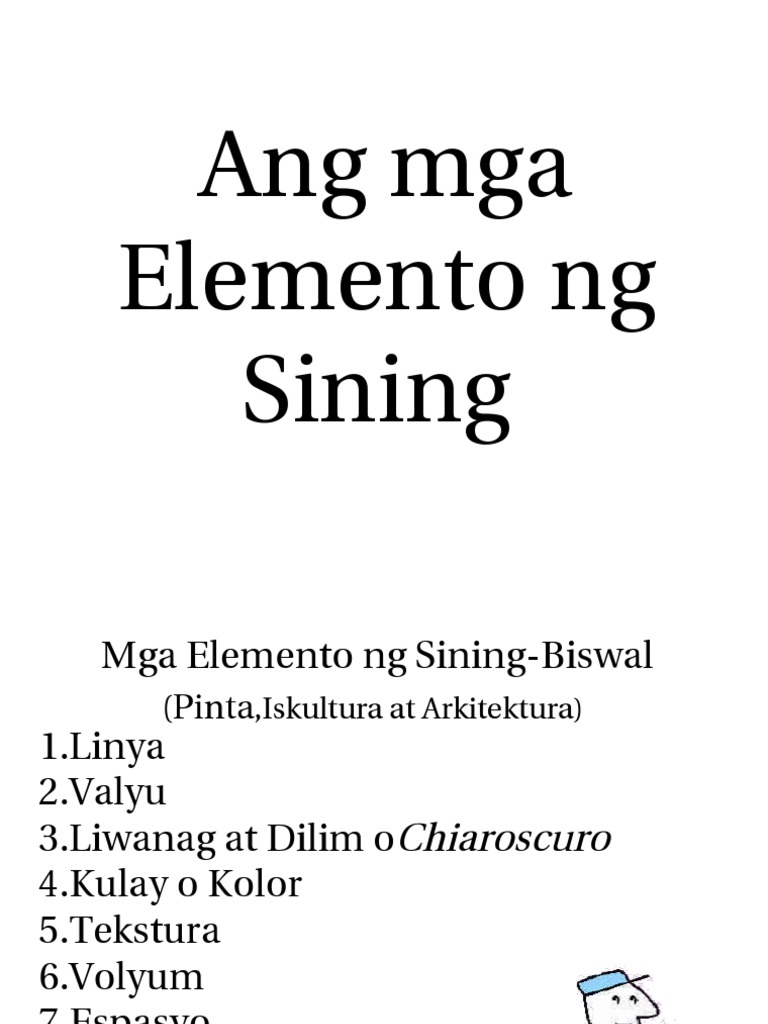 Elemento NG Sining | PDF