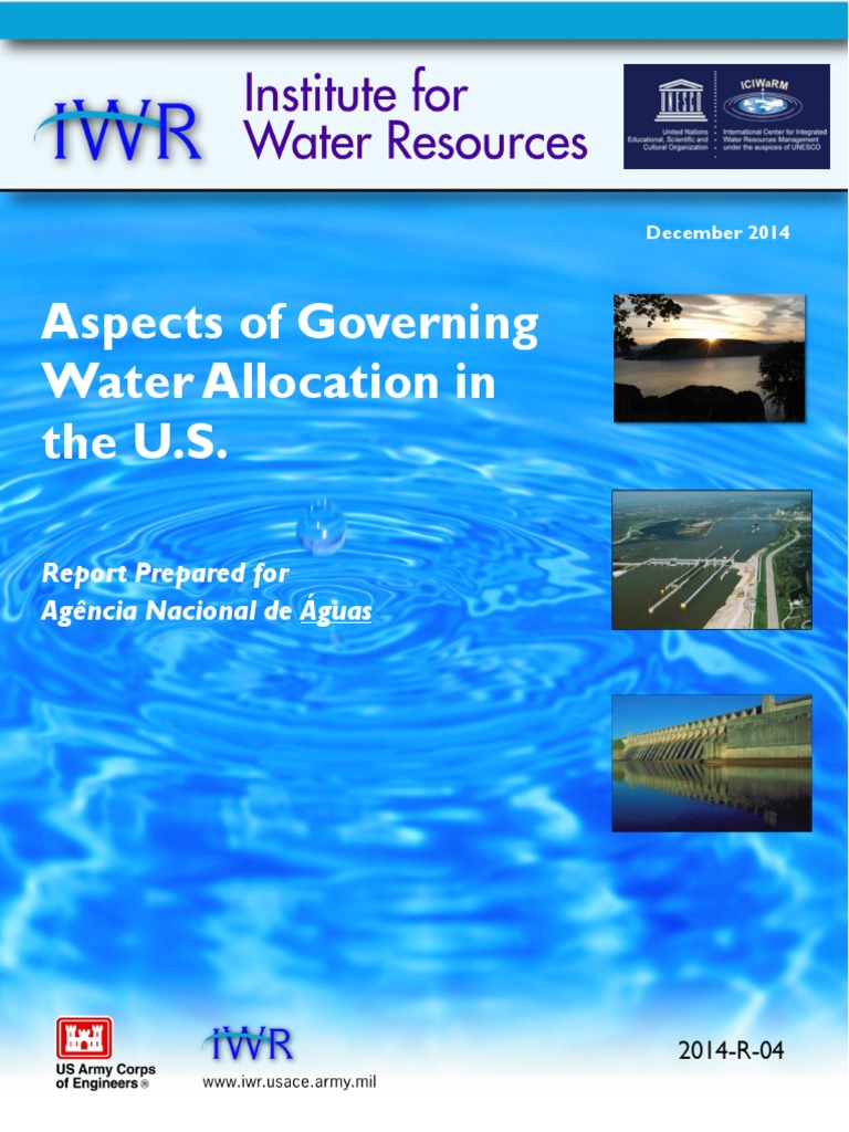 2014-R-4 Aspects of Governing Water Allocations in The US | PDF | Clean ...