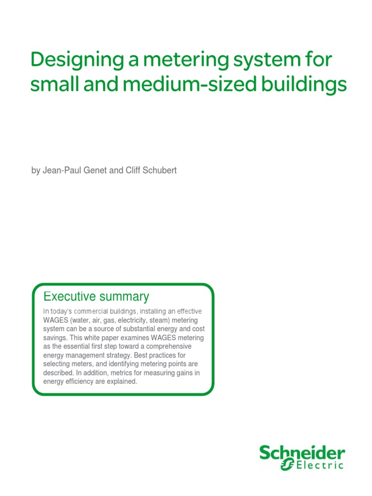 Designing A Metering System For Small Medium Size Buildings | PDF ...