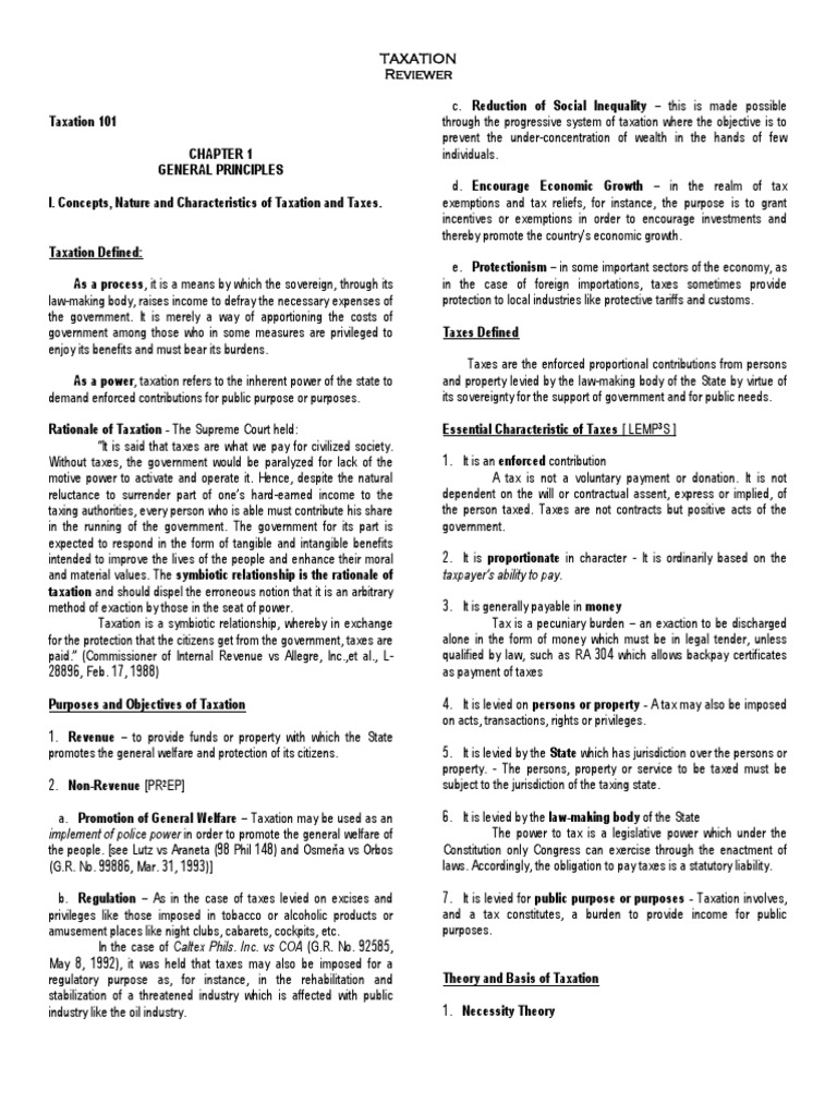Taxation 101 | PDF | Tax Exemption | Taxes
