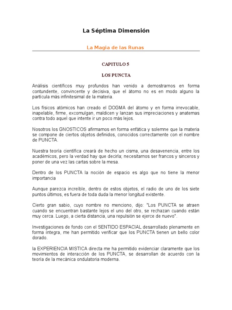 La Séptima Dimensión | PDF | Espacio | Universo