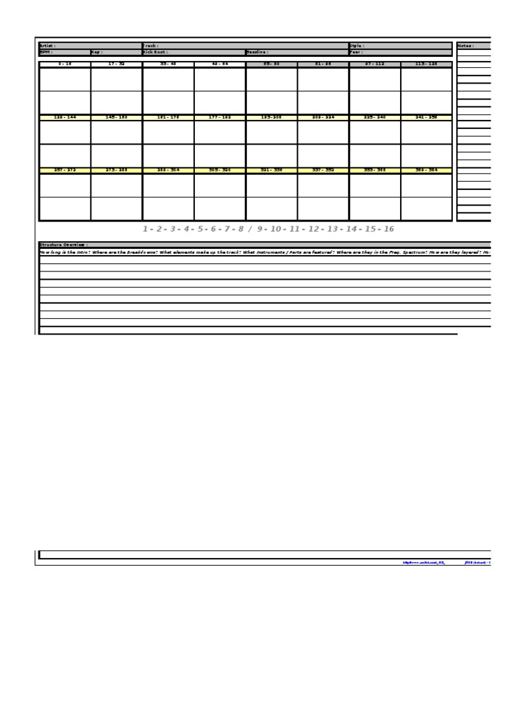 Master Track Arrangement Guide | PDF