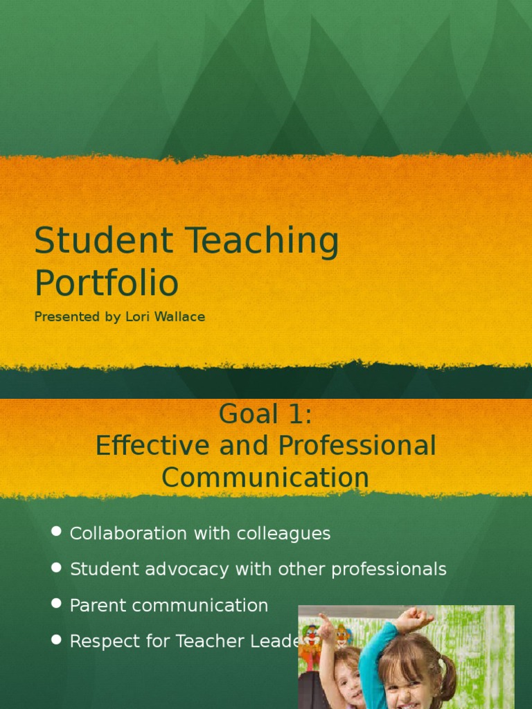 Student Teaching Portfolio | PDF