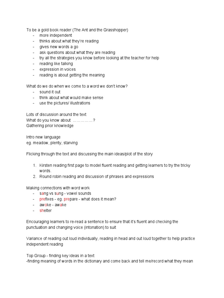 Strategies for Independent Reading | PDF