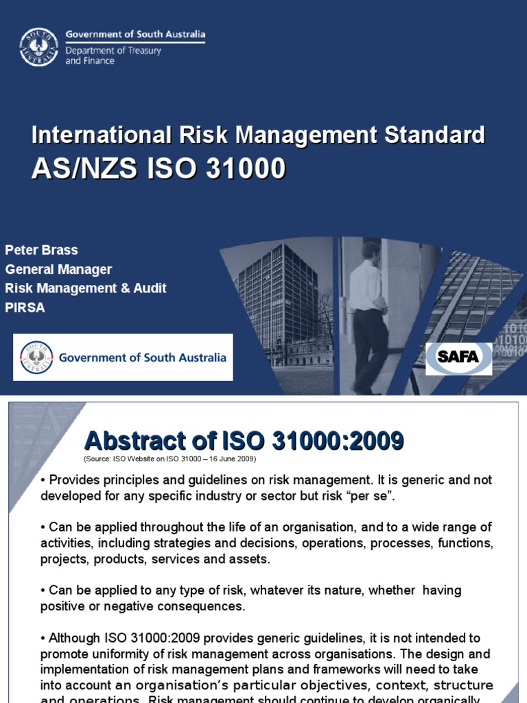 Ins ISO 3100.pps | PDF | Risk Management | Uncertainty